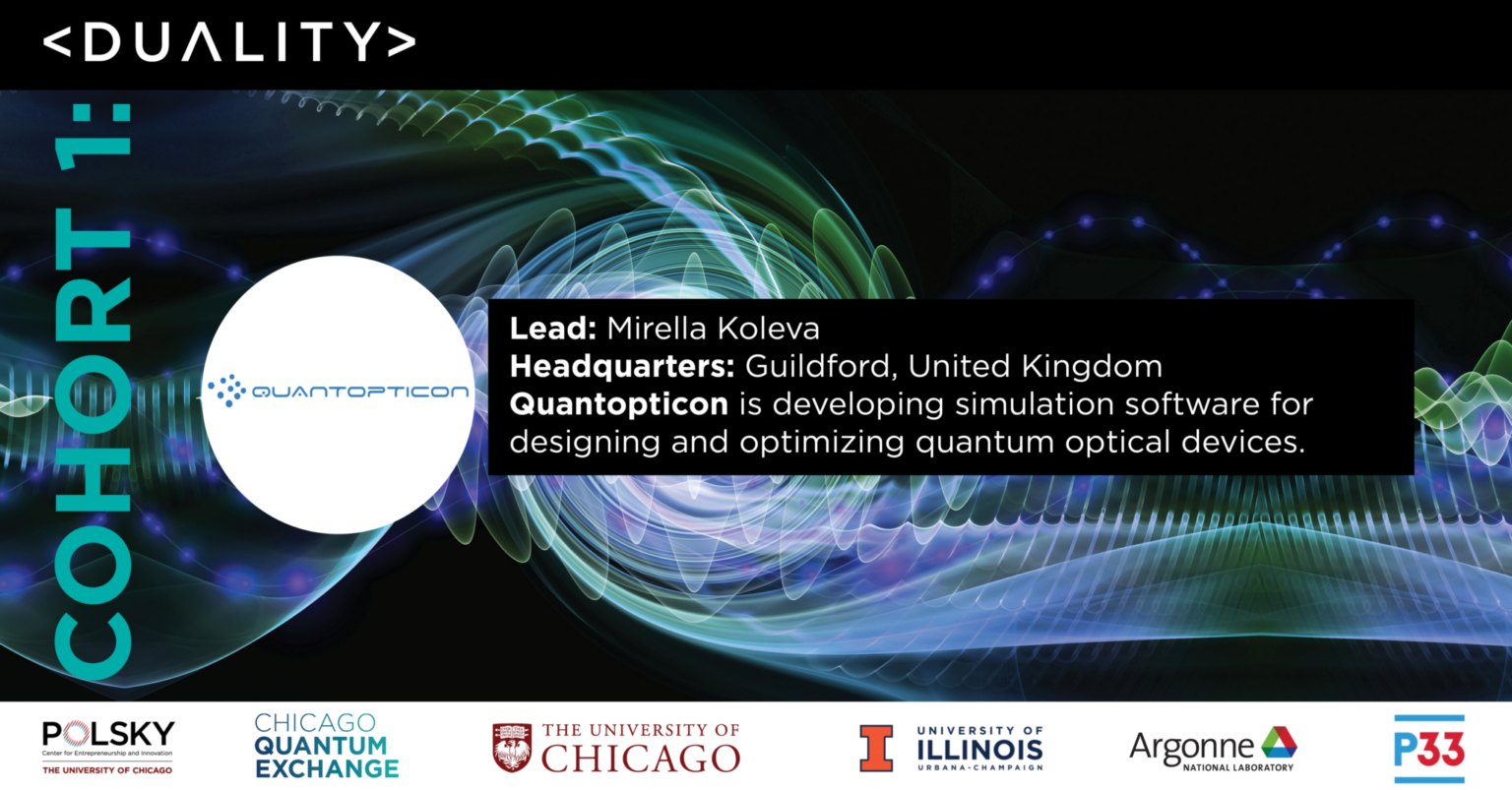 Duality Quantum Accelerator chooses Quantopticon to join its inaugural ...